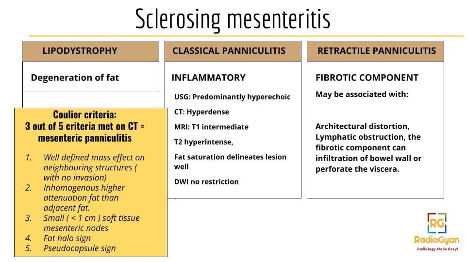 Misty Mesentery Sclerosing Mesenteritis Radiology Case